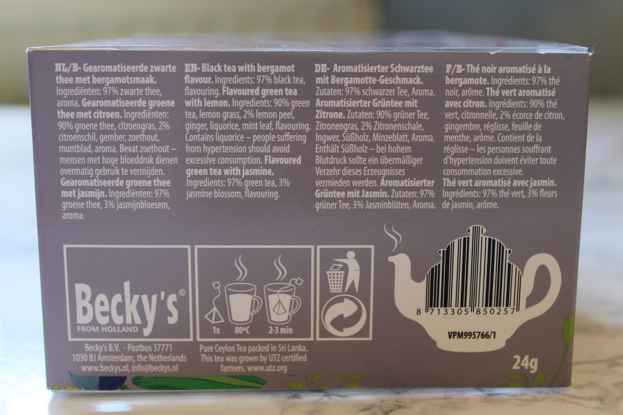 Becky's from Holland Tea Review | Izzy's Corner