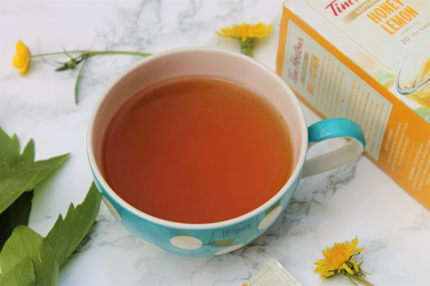Tim Hortons Honey Lemon Herbal Tea Review | Izzy’s Corner at IW