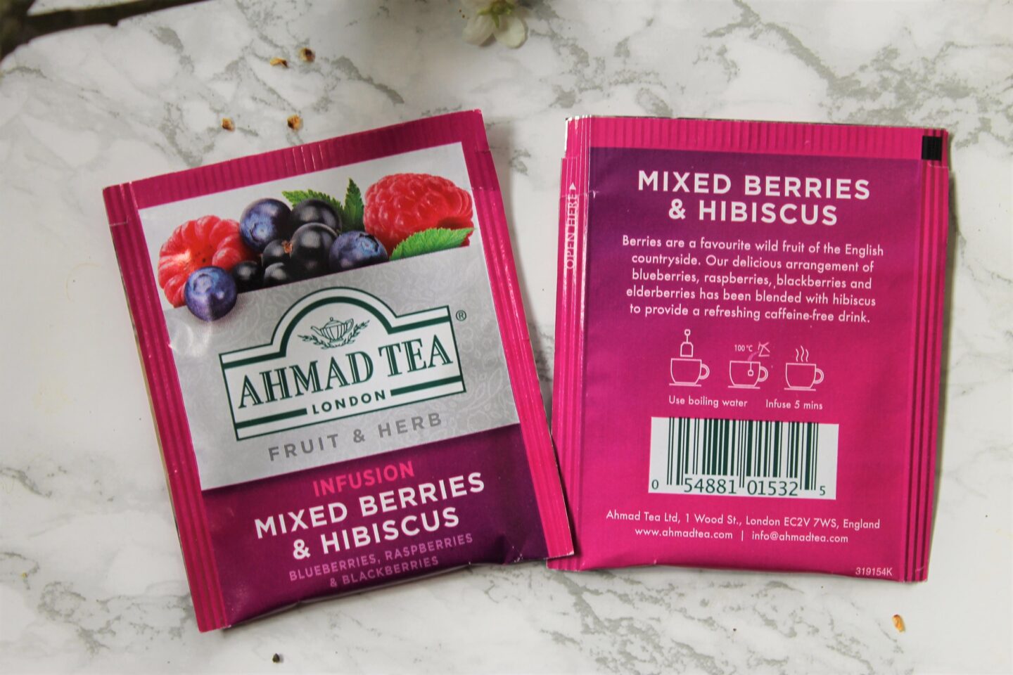 Ahmad Hibiscus Tea with Mixed Berries Review | Izzy’s Corner IW
