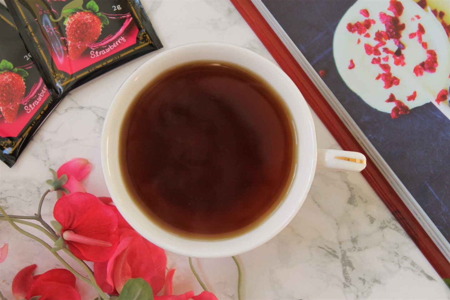 Janat Strawberry Tea Review | Izzy’s Corner at Immortal Wordsmith