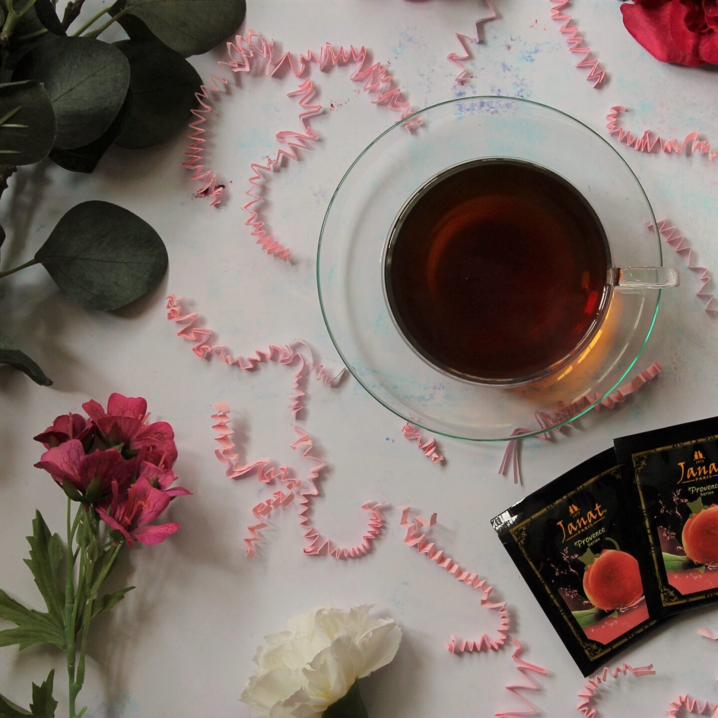 Janat Paris Peach Black Tea Review | Izzy’s Corner at IW