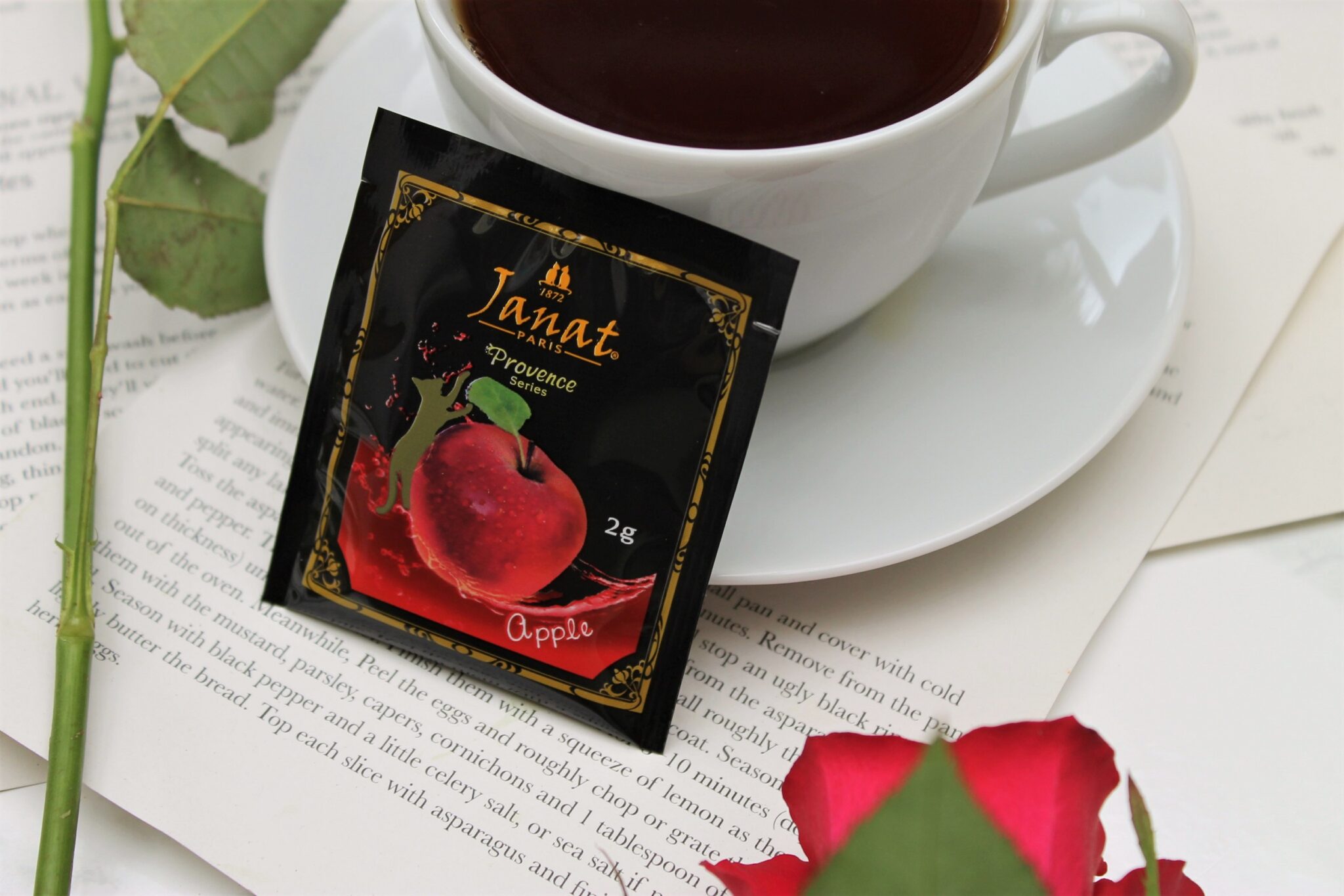Janat Apple Tea Review | Provence Series | Izzy’s Corner at IW