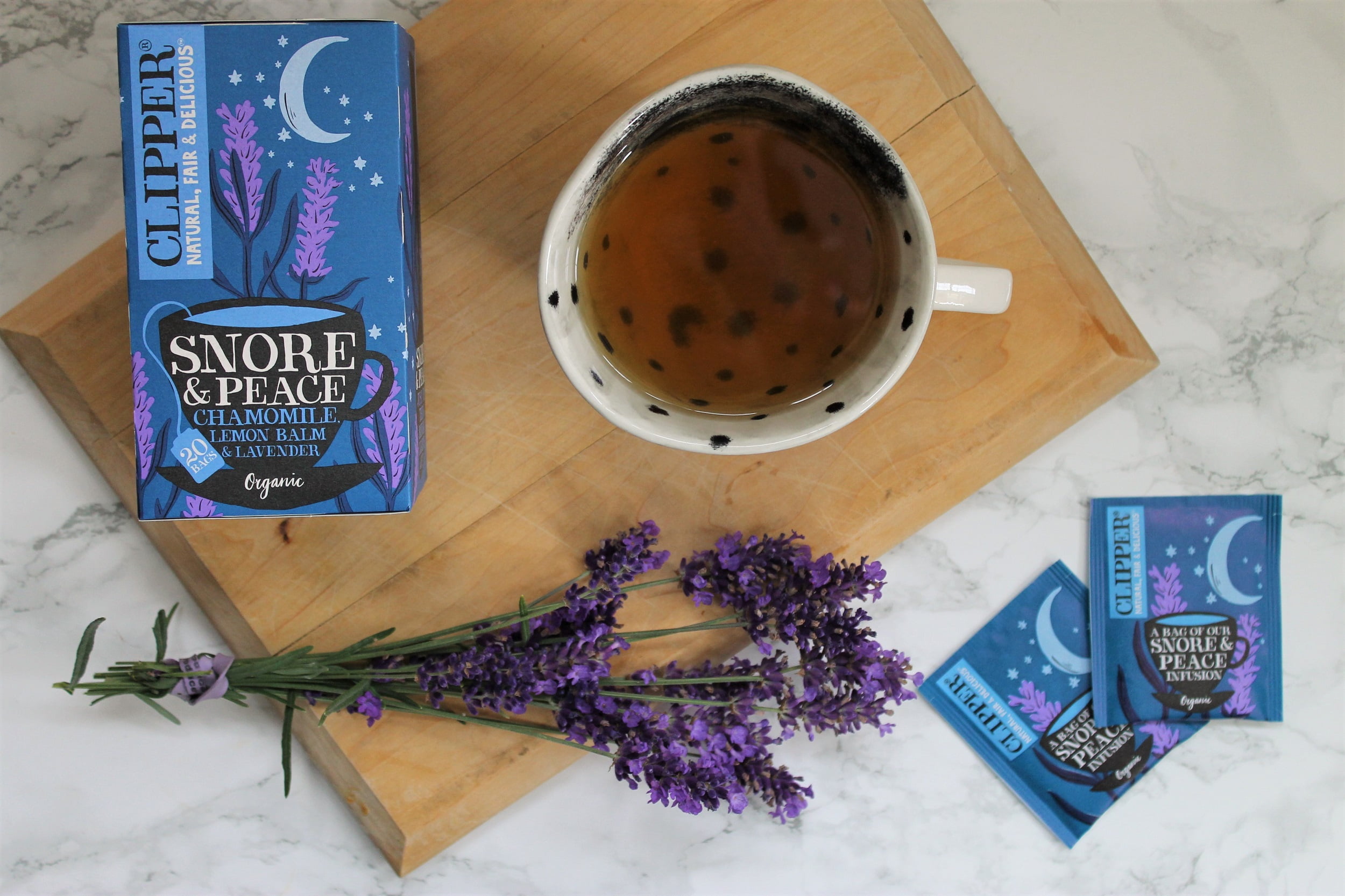 Clipper Snore and Peace Tea Review - Good Sleep Tea? | IW Blog