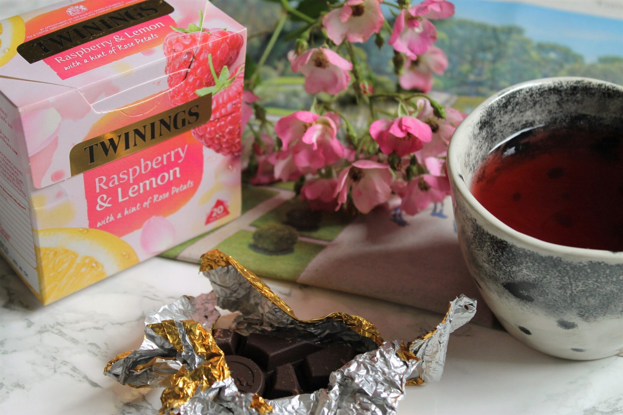 Twinings Raspberry & Lemon Tea with Rose Petals Review! | IW